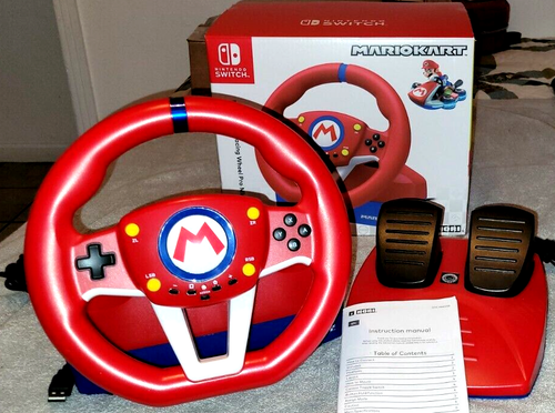 Hori, NSW-204U Mario Kart Racing Wheel Pro Mini for Nintendo Switch ...
