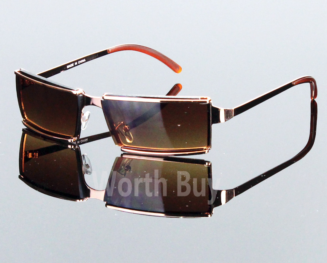 New Men Women Rectangular Frame Clear Lens Glasses Designer Fashion ...