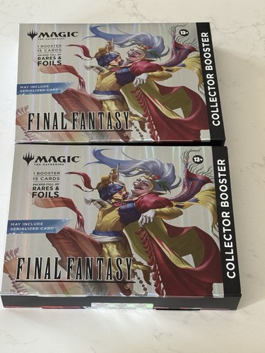 Lot Of 2 Magic The Gathering Final Fantasy Collector Booster Omega Box ...