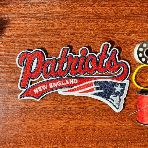 New England Patriots Patch Pats NFL Football Embroidered Iron On Patch ...
