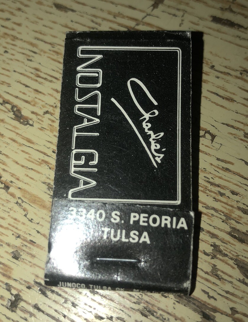 Charlie’s Nostalgia Tulsa Oklahoma Unstruck Matchbook 70s-80s | eBay