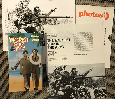 Wackiest Ship In The Army Rare Press Promo Photo & VHS Jack Lemon ...