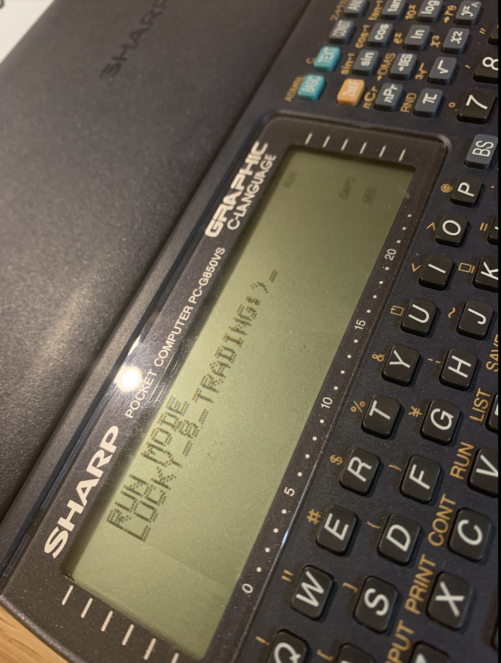 Sharp Pocket Computer PC G850VS Function Calculator Tested [H] | eBay