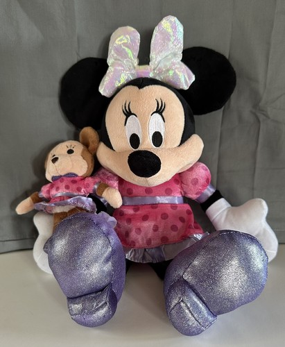 Disney Minnie Mouse Bow-Tique Twinkle Bows 15" Tall Talking Plush & Cuddly Bear | eBay