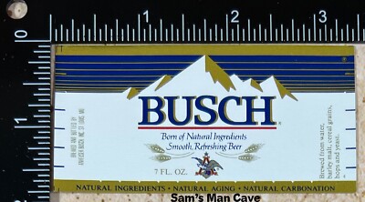 Busch Beer Label | eBay