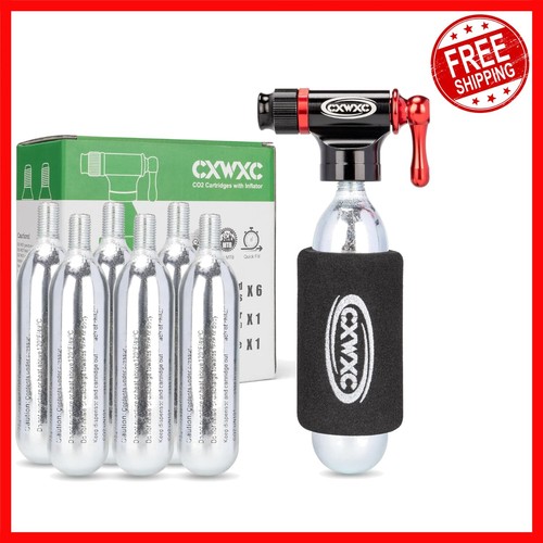 Quick CO2 Inflator Kit with 16g & 25g Cartridges - Presta & Schrader ...