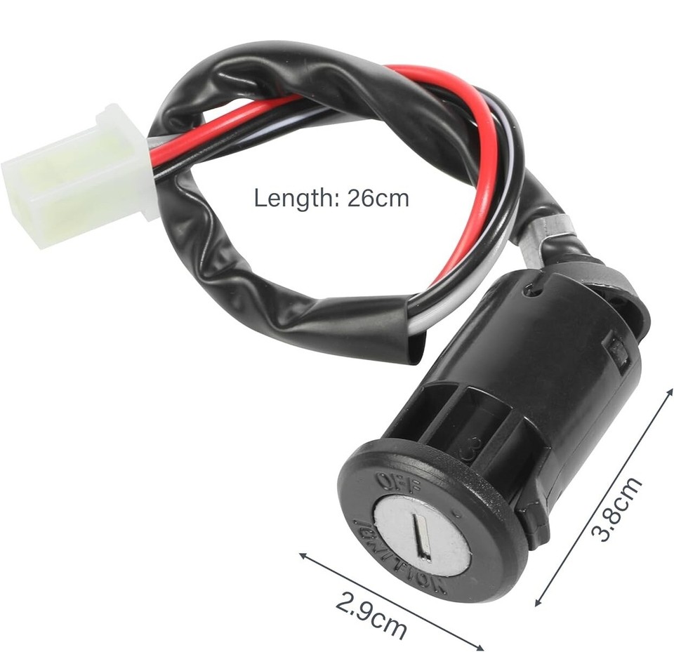 Key Ignition Starter Switch 4-Wire with 2 Keys for ATV Dirt Bike ...