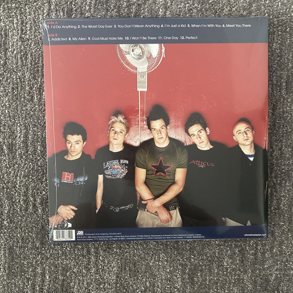 Simple Plan - No Pads No Helmets Just Balls Clear Vinyl LP 603497833191 ...