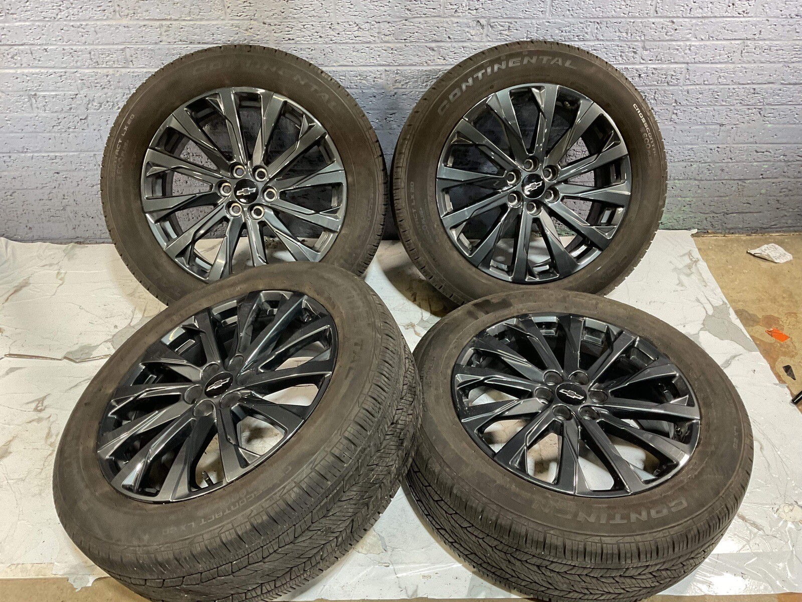 20" Chevy Blazer RS Traverse Colorado ZR2 OEM gray wheels Tires 14057 ...
