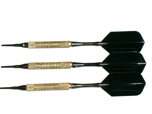 Soft Tip Darts Used 12Gram Plated, New Aluminum Shafts & Flights #023 ...