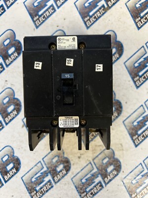 GHB3015 CH WH (1) 15 Amp 480 Volt 3 Pole Circuit Breaker- WARRANTY | eBay
