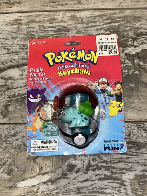 Pokemon #01 Bulbasaur Key Chain Gotta Catch Em All -nip | eBay