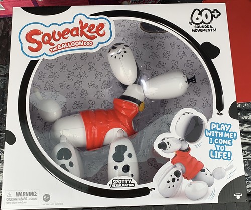 New spotty Dalmatian Squeakee Balloon Dog-Robot IN HAND | eBay