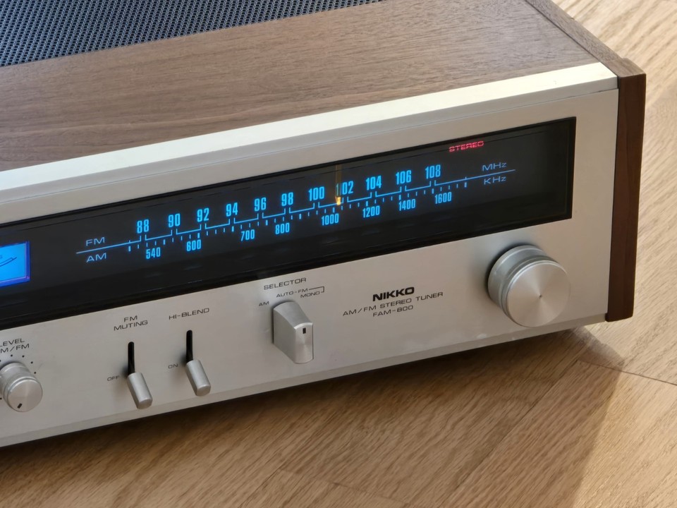 Vintage NIKKO Tuner FAM-800 Stereo Radio AM FM Radio Audio HiFi | A+ ...
