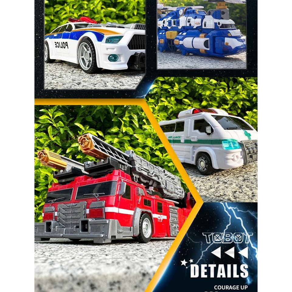 TOBOT V Gigant Saver 4 stage Emergency Combination Giant Justice ...