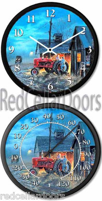 New FARMALL H Tractor Clock & Thermometer Set DAVE BARNHOUSE Starting ...