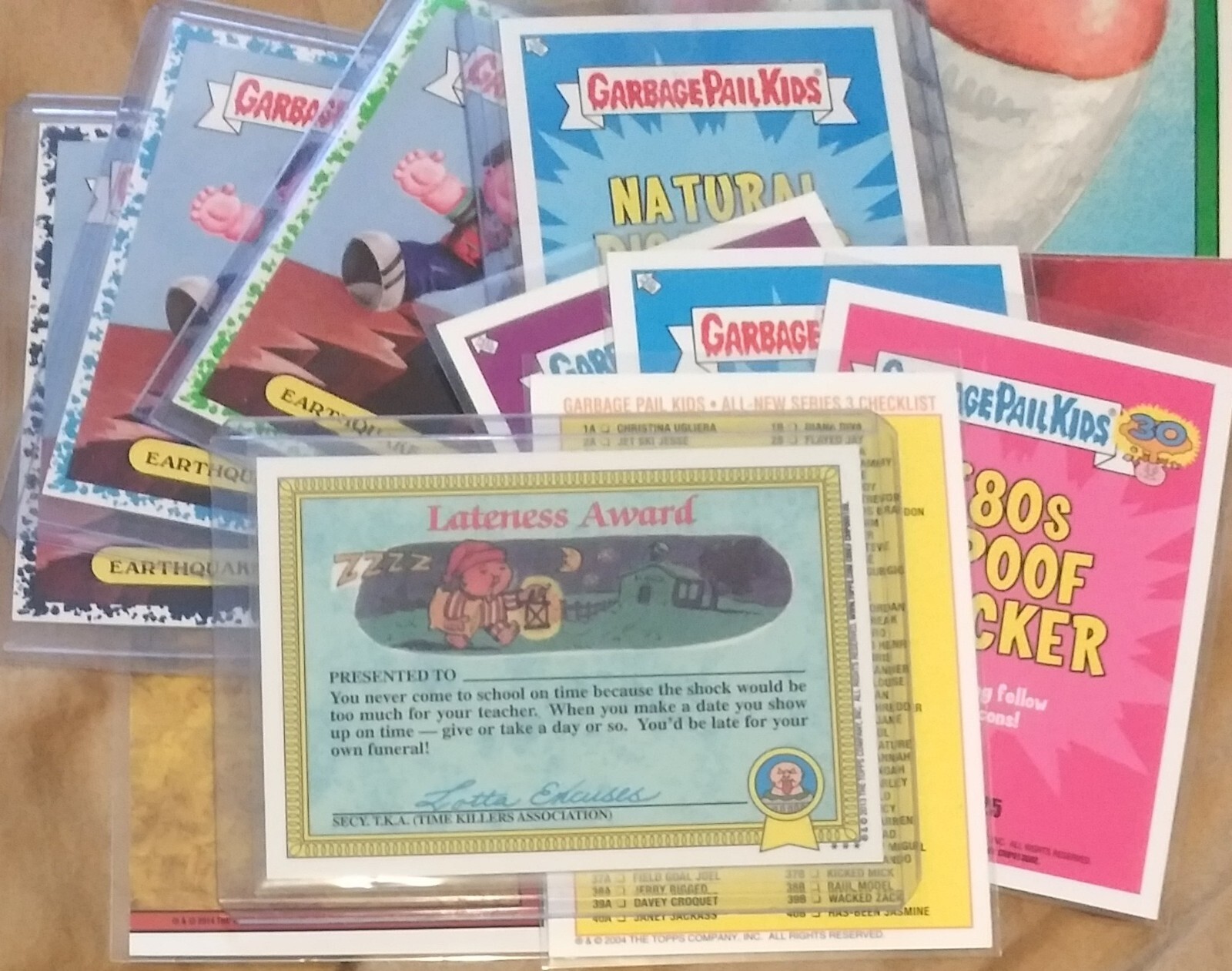 2c Toothache JAKE 2013 Chrome OS1 GPK w/ Baked Urinal Cake etc GARBAGE ...