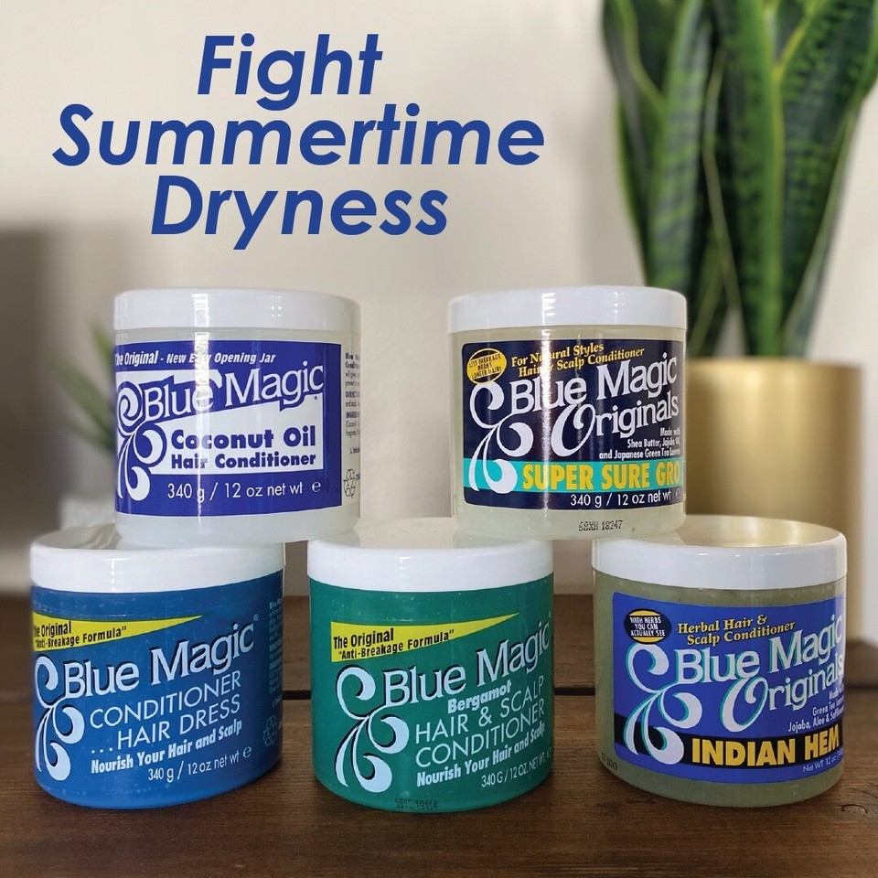 Blue Magic Hair Care - Cream,Pomade,IndianHemp,Conditioner,LeaveIn ...