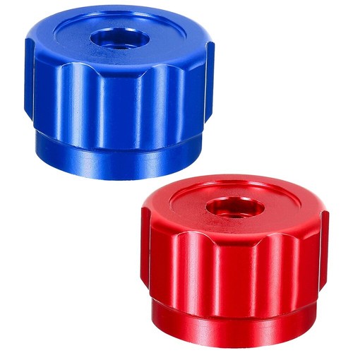 Heavy Duty Blue Red Faucet Handles Round Wheel Handle for Air ...