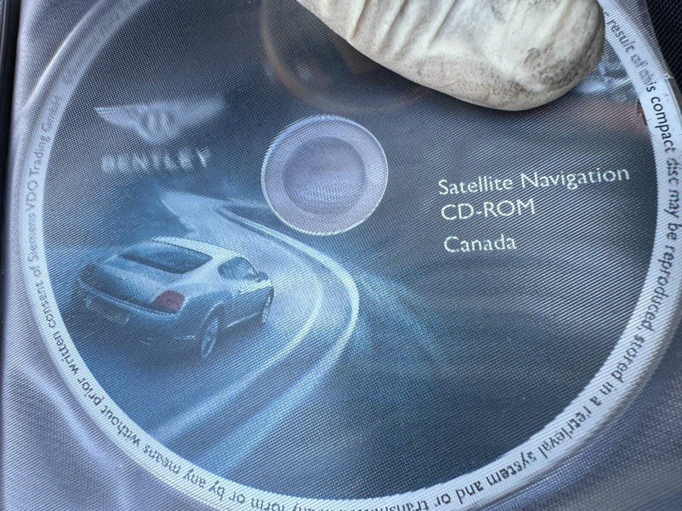 NAVIGATION DISC GPS MAP SET OF 8 TOTAL BENTLEY GTC FLYING SPUR GT (2004 ...