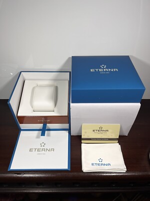 ETERNA Empty Watch Display Box Completed with Guarantee Card & Cleaning ...