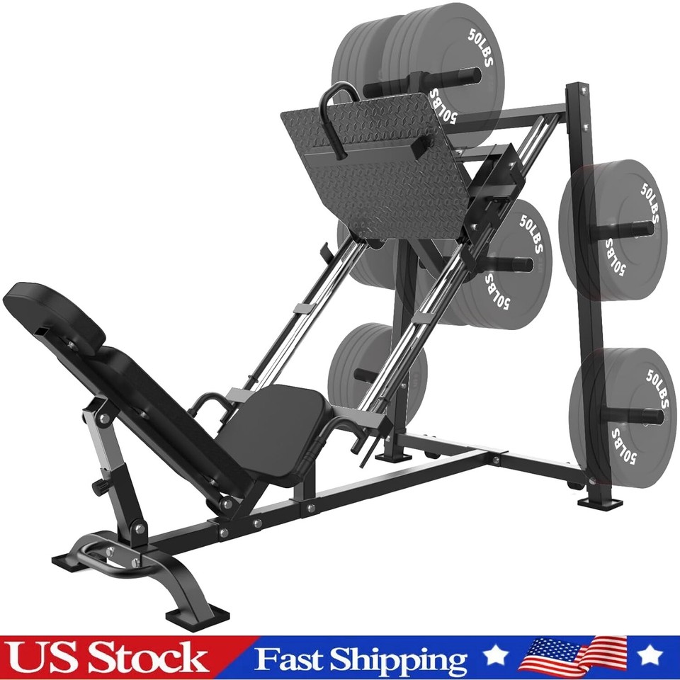 Adjustable Leg Press Machines, Workout Squat Machine Leg Exercise for ...
