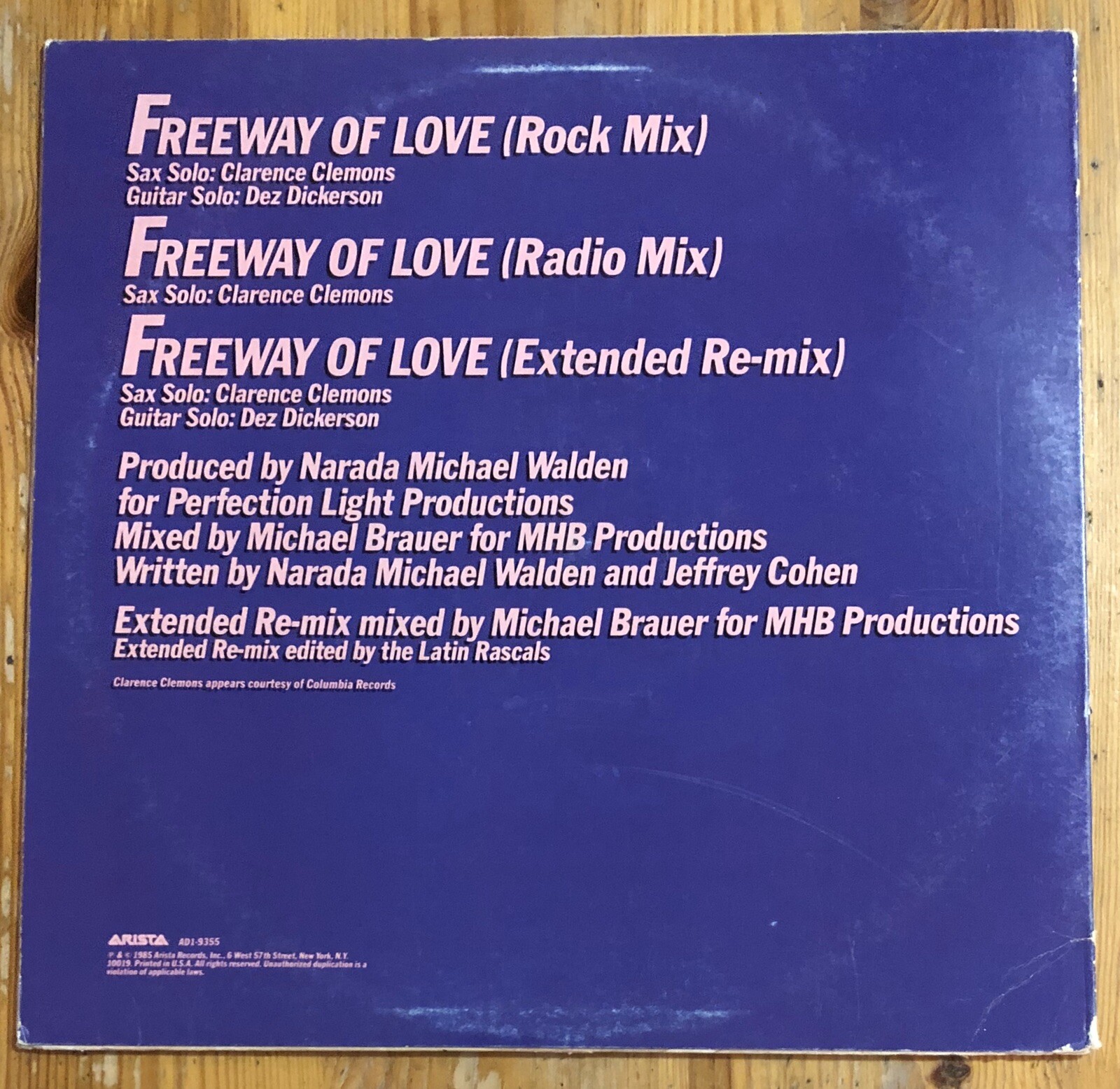 Freeway of Love Aretha Franklin 1985 12 Inch 33 1/3 Vinyl Single Record ...