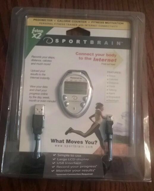 Sportbrain Pedometer-personal Fitness Trainer Internet CONNECTIVITY ...