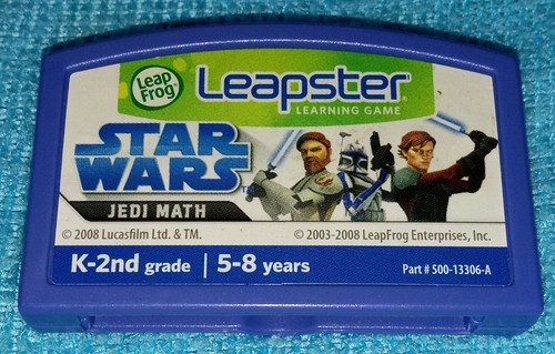 Leapfrog Leapster Game Cartridge STAR WARS JEDI MATH 5-8 Years K-2nd ...