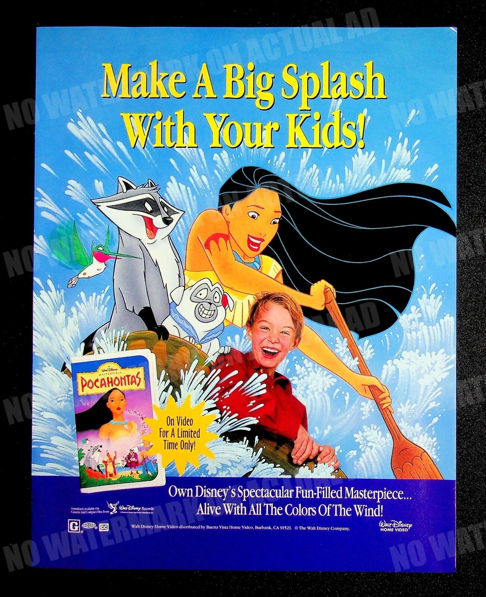 Pocahontas 1996 Vhs