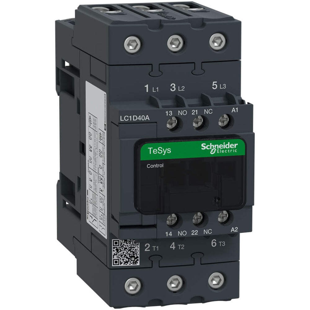 LC1D40AP7 - Schneider Electric TeSys D 40A 3-Pole Motor Contactor 230V ...