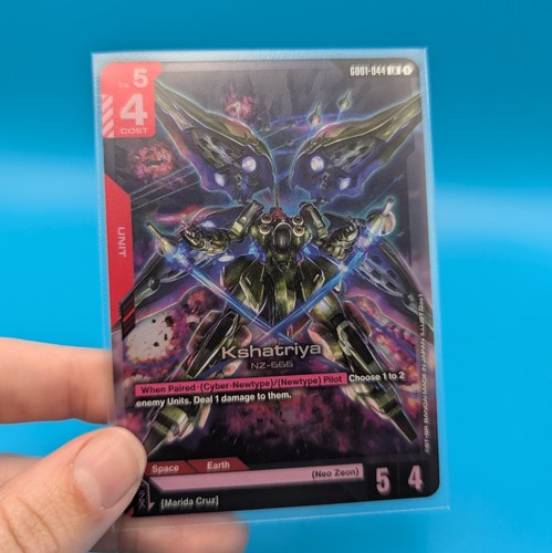 Kshatriya GD01-044 LR | ENGLISH | Gundam Card Game, Newtype Rising NM | eBay