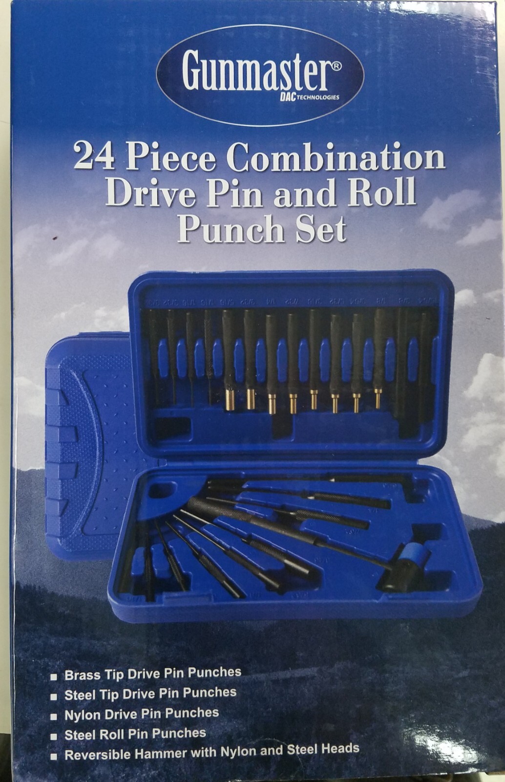Gunmaster® 24pc Brass and Steel Drive Pin and Roll Punch Set, FREE ...
