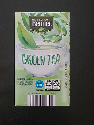 Benner Tea Co. GREEN TEA 20 Tea Bags | eBay