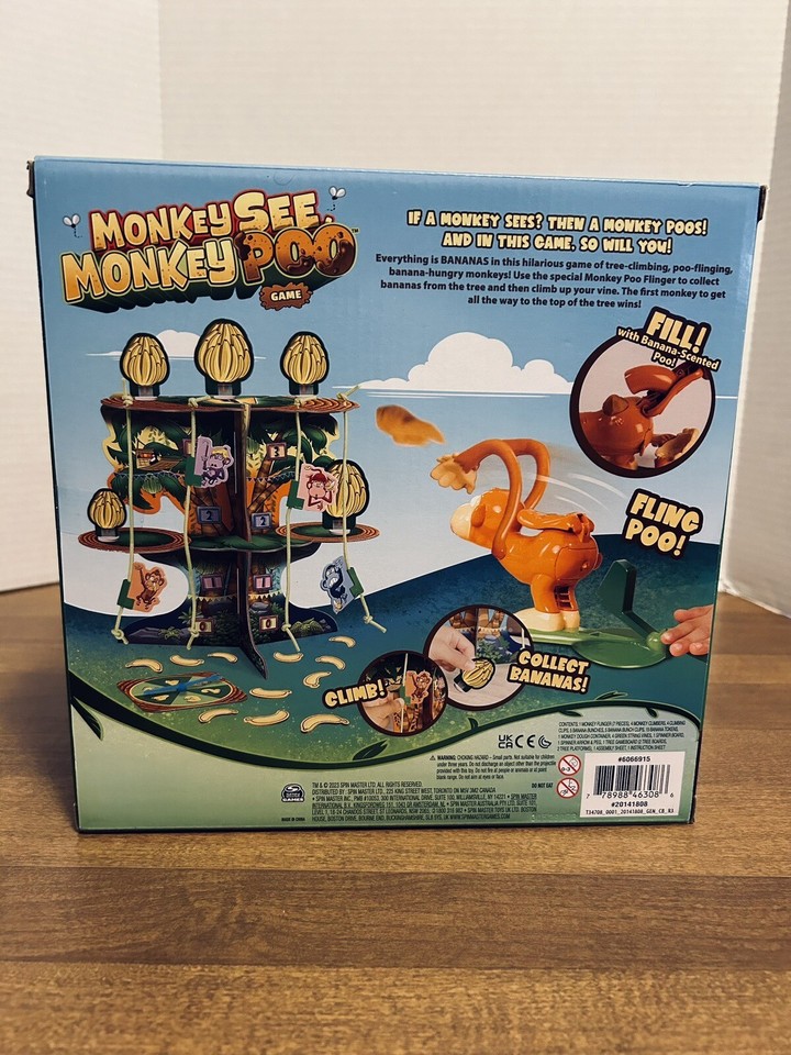 Monkey See Monkey Poo Game With Banana Scented Fake Poo 4+ | eBay