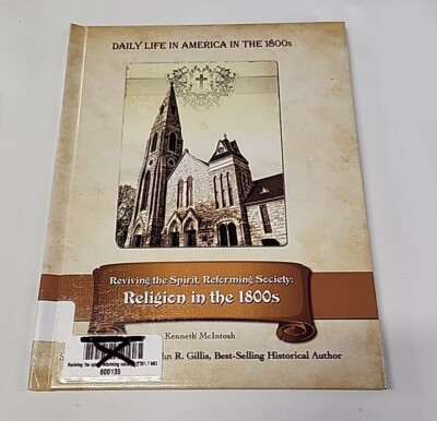 Daily Life in America in the 1800s Book Religion In The 1800s Hardcover ...