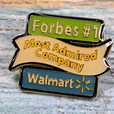 Walmart Employee Pin - Forbes #1 Most Admired Company | eBay