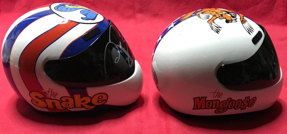 Signed Don the Snake Prudhomme AND Tom the Mongoose McEwen NHRA Mini ...