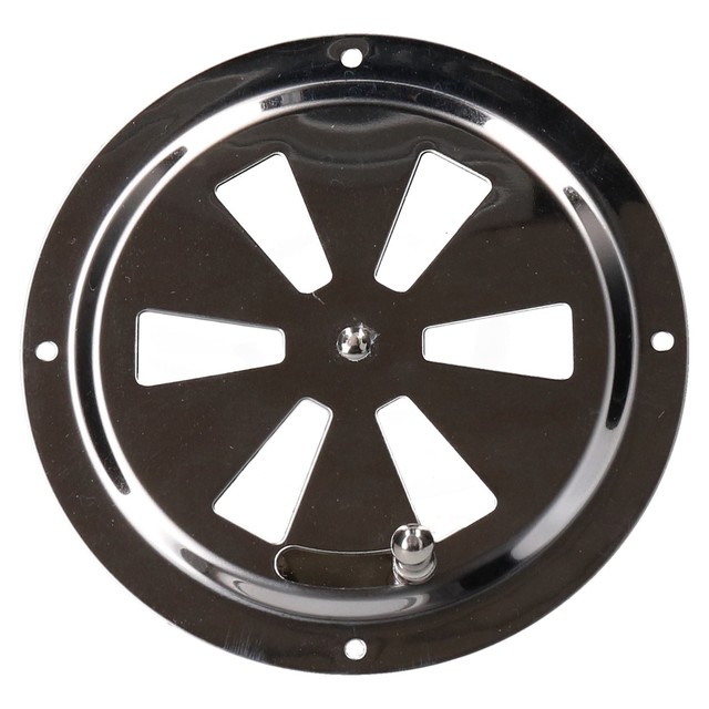 Air Vent Ventilator Grill Round Closeable Polished Stainless Steel ...