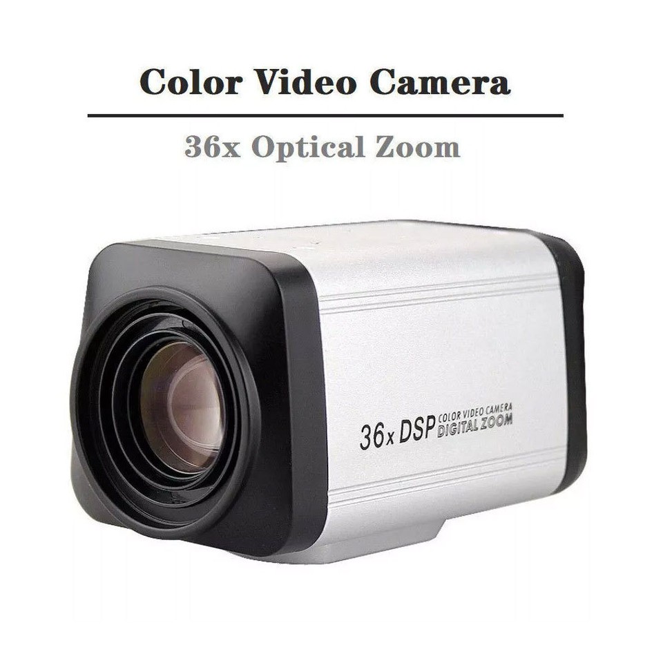 HD 36X Optical Zoom 1200TVL Analog Auto Focus Color Video CCTV Box ...