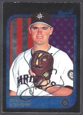1997 Bowman International Foil #365 Dean Crow IP autograph signed card ...