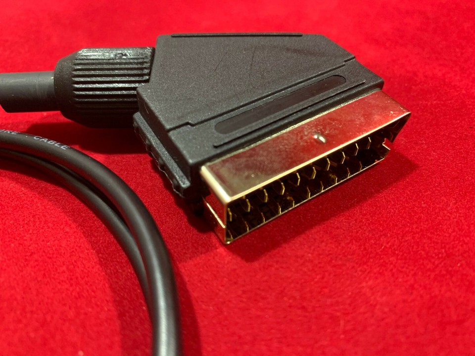 3m Sinclair QL 8Pin DIN to TV/Monitor RGB SCART Lead/Cable (Longer ...