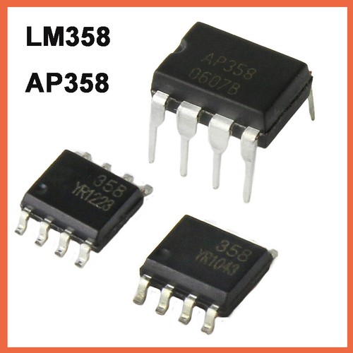 LM358 AP358 Dual Low power Op-amp Operational Amplifier Available in ...