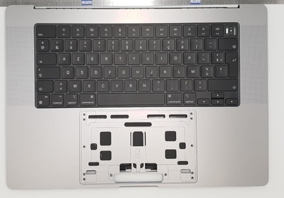 Silver: Keyboard Topcase Azerty Assembled Macbook Pro 14inch A2442 ...