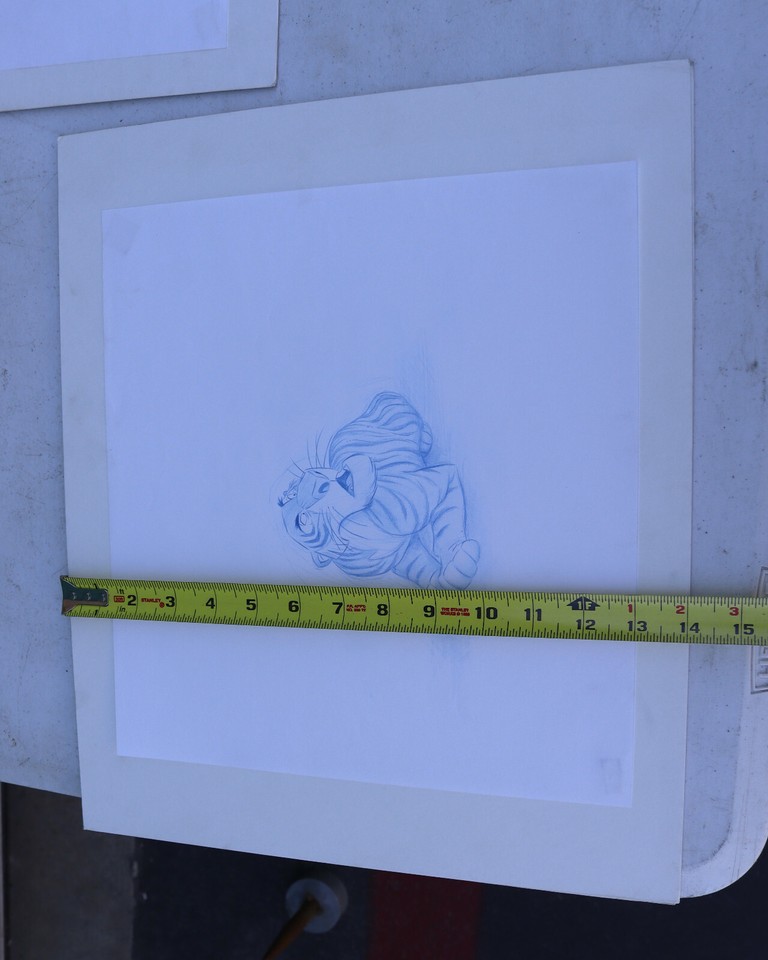 Mark Cote Milt Kahl Blue Pencil Animation Drawing Portrait Bambi Jungle ...