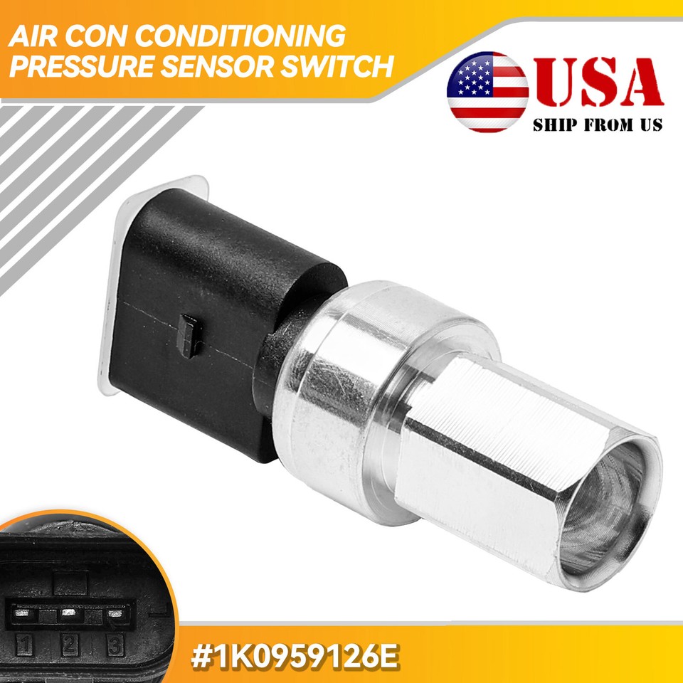 A/C Pressure Switch Sensor 1K0959126E for VW Jetta Golf Passat AUDI A1 ...