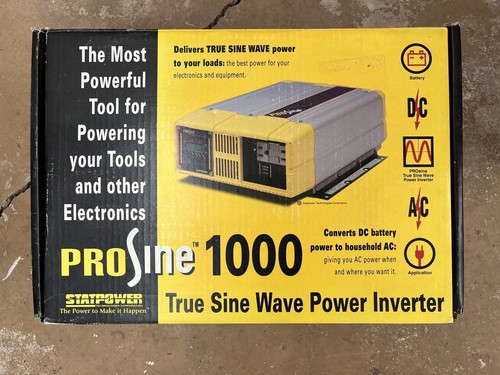 Statpower Prosine 1000 GFCI 12V True Sine Wave Inverter For Marine RV ...