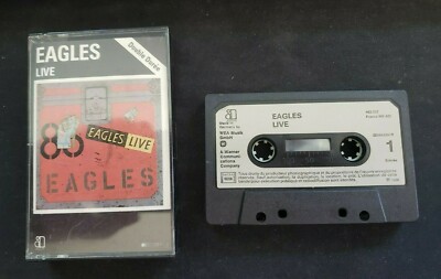 Preowned 1980 THE EAGLES LIVE CASSETTE TAPE French rare! Only one on ...