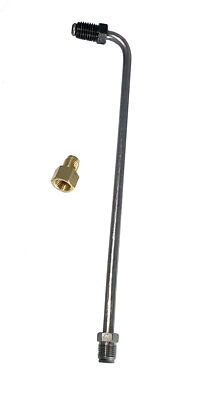 12mm X 1.5 Bubble flare adapter line to 3/16 or1/4" brake line w/ brass ...