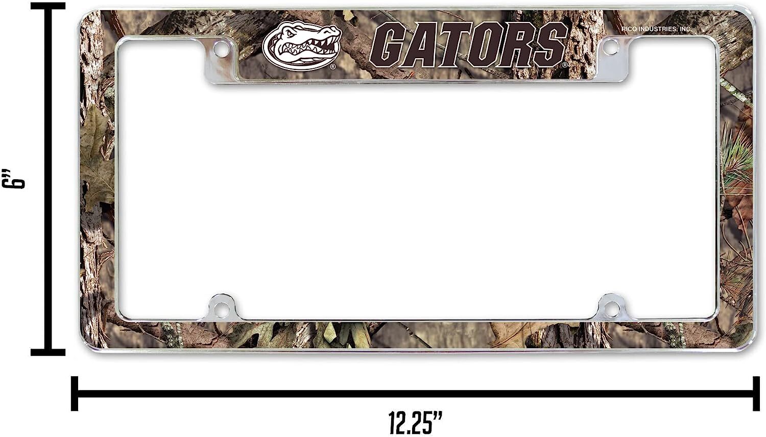 Florida Gators Metal (Set of 2) License Plate Frames with Mossy Oak ...